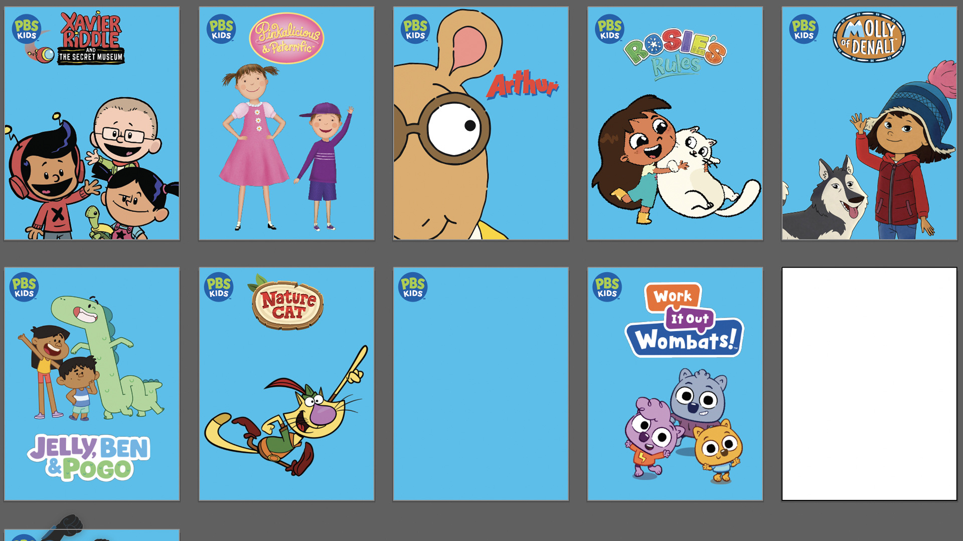 Sketches | Graphic | PBS KIDS POSTER Series